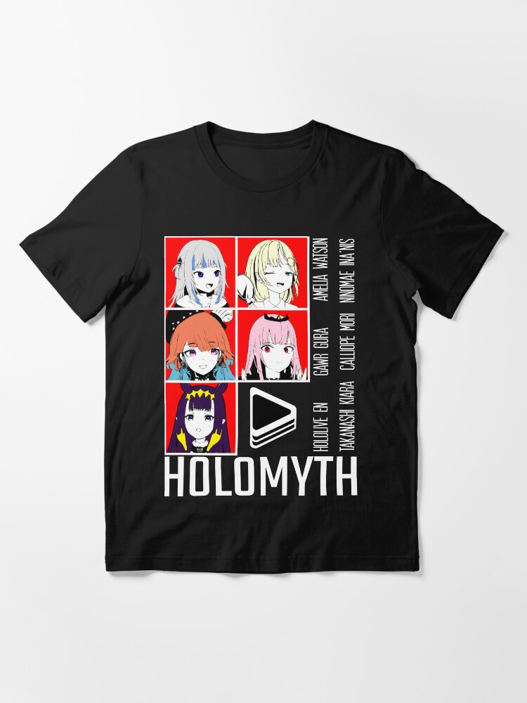 "Hololive EN Holomyth Red Panel" T-shirt for Sale by UDTee | Redbubble ...
