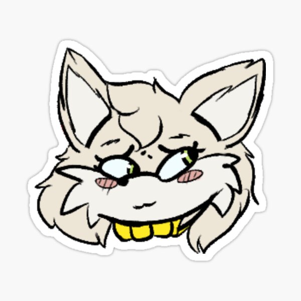 "Simone The Fox Flustered" Sticker for Sale by KinsleeTheNorm | Redbubble