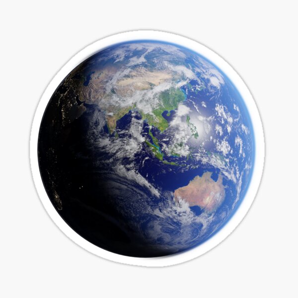 "Earth Planet" Sticker for Sale by Mooostickers | Redbubble
