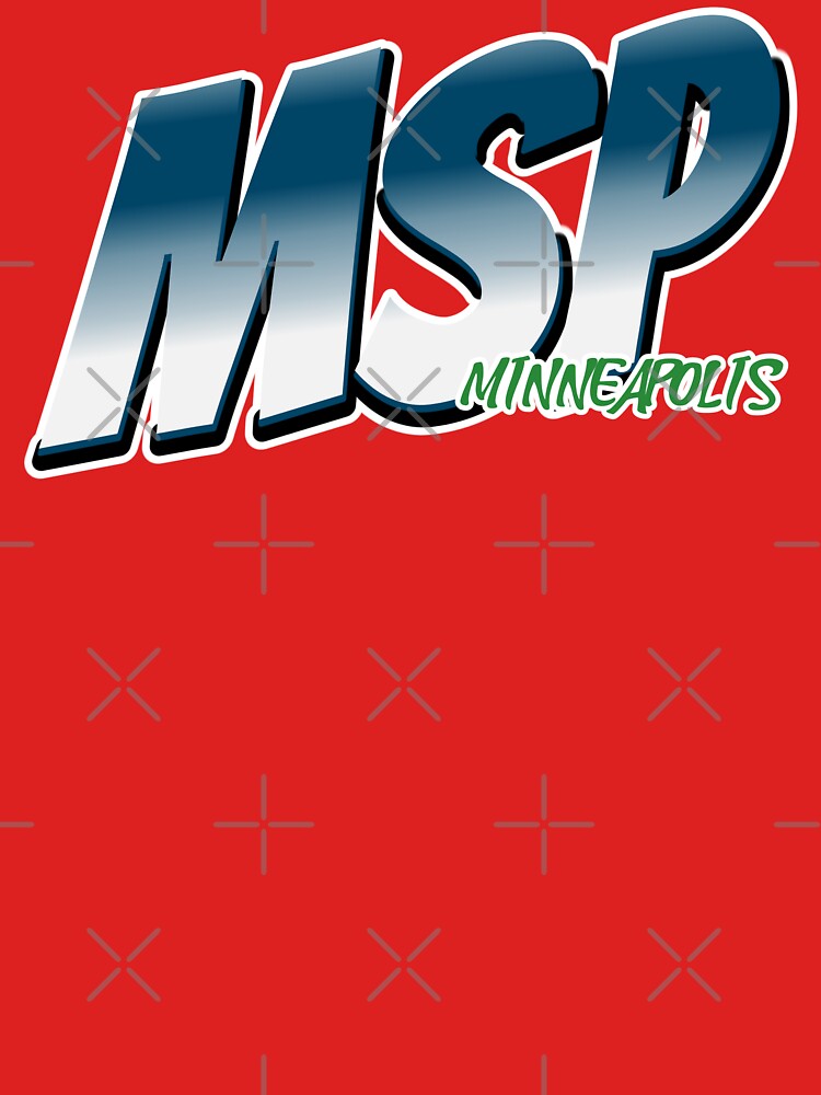 "MSP, Minneapolis, IATA airport code. " T-shirt by MultistorieDog ...