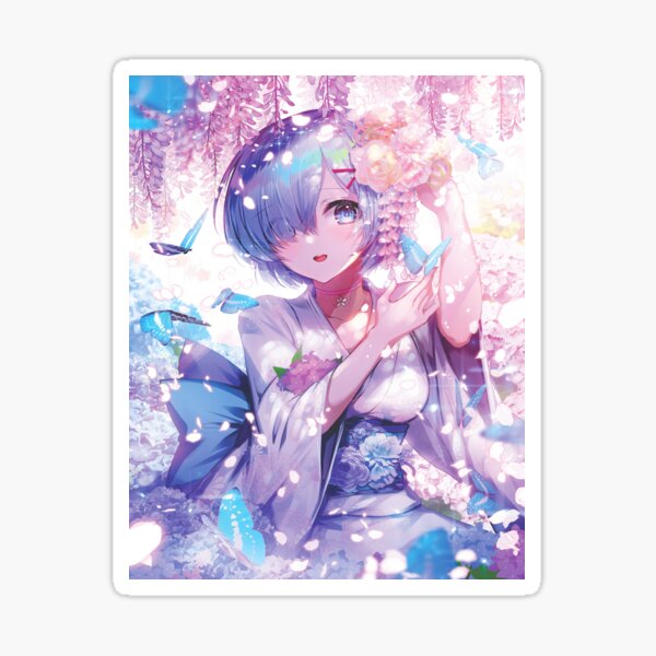 "Rem (re zero)" Sticker by ahmedtaki | Redbubble