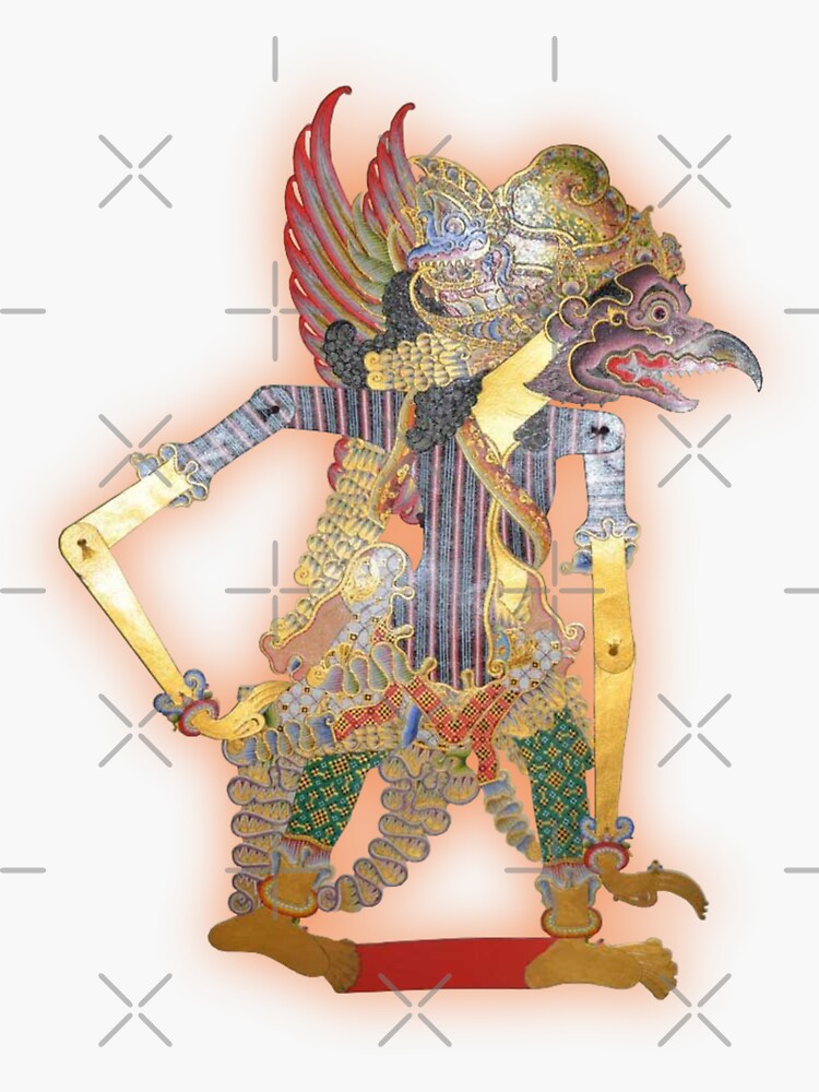 "Wayang" Sticker for Sale by Razi20 | Redbubble