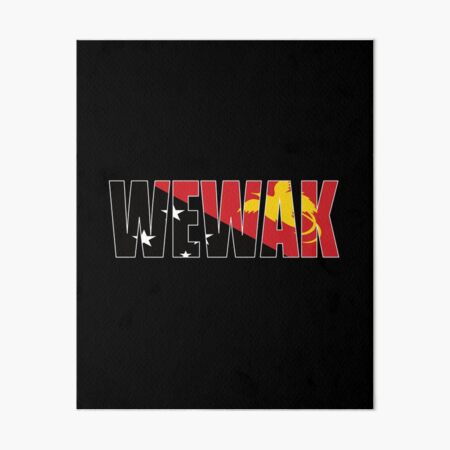 "Wewak with Papua New Guinea Flag" Art Board Print for Sale by PNG ...