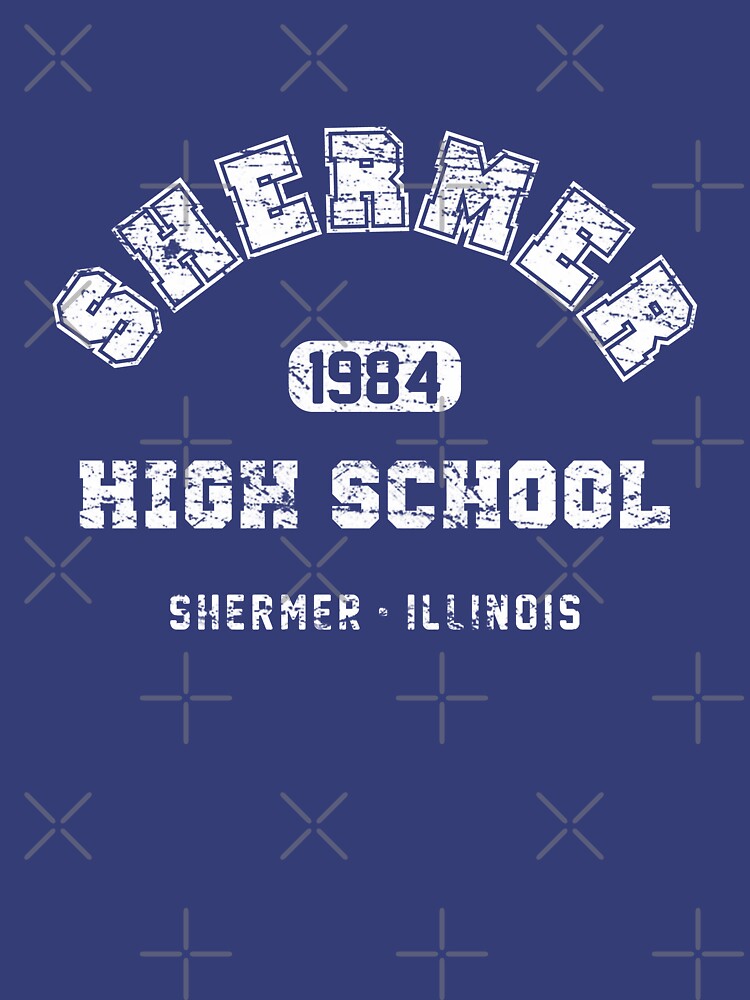 "Shermer High school 1984 (worn look)" T-shirt for Sale by KRDesign ...