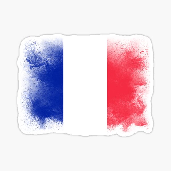"France flag" Sticker for Sale by psychoshadow | Redbubble