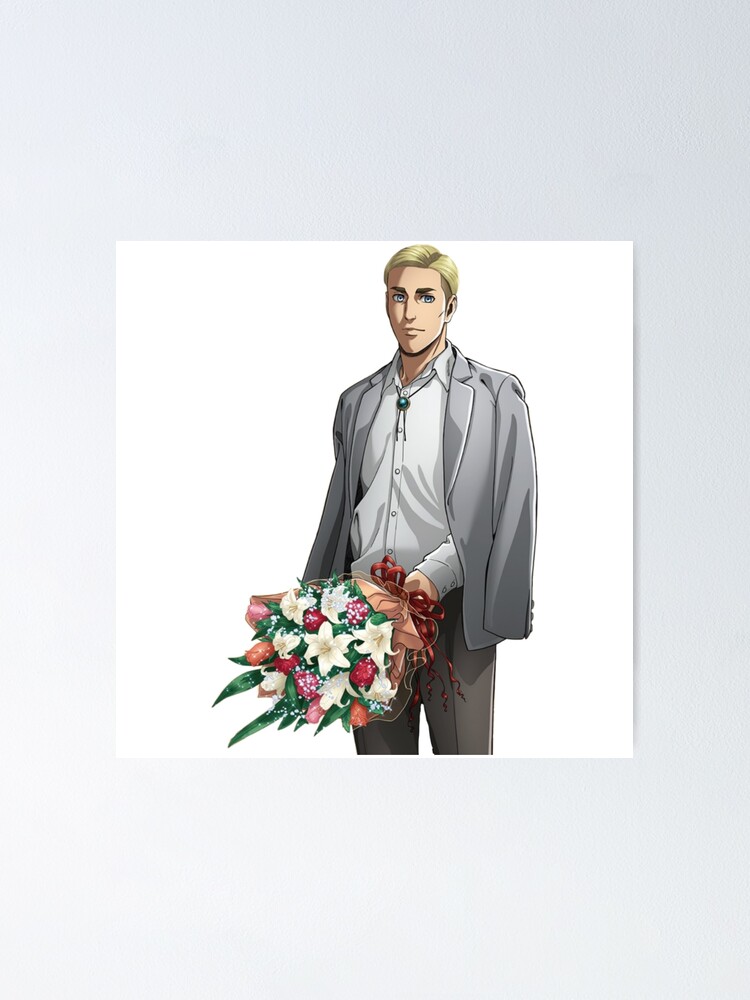 "Erwin Smith Attack on Titan" Poster by Cupart | Redbubble