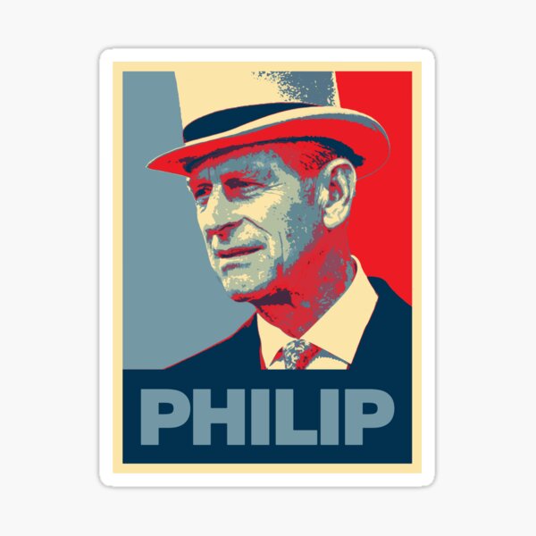 "Prince Philip" Sticker for Sale by GraphicPapel | Redbubble