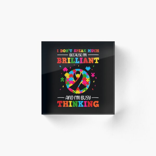 "Ich spreche nicht viel, weil ich ein brillantes, beschäftigtes ...