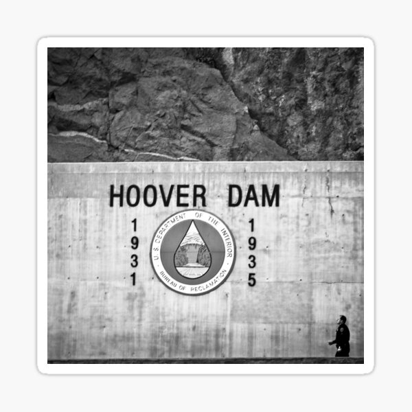 "Hoover Dam" Sticker by mpogorzelski | Redbubble