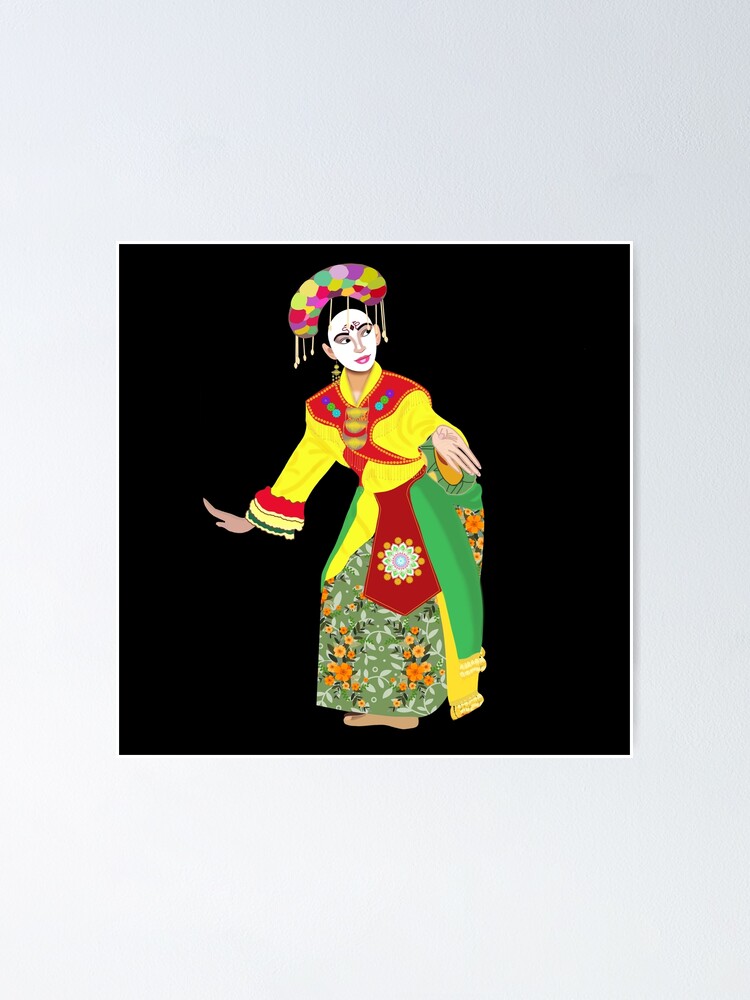"Betawi Dancer" Poster by Ilpiccololupo | Redbubble