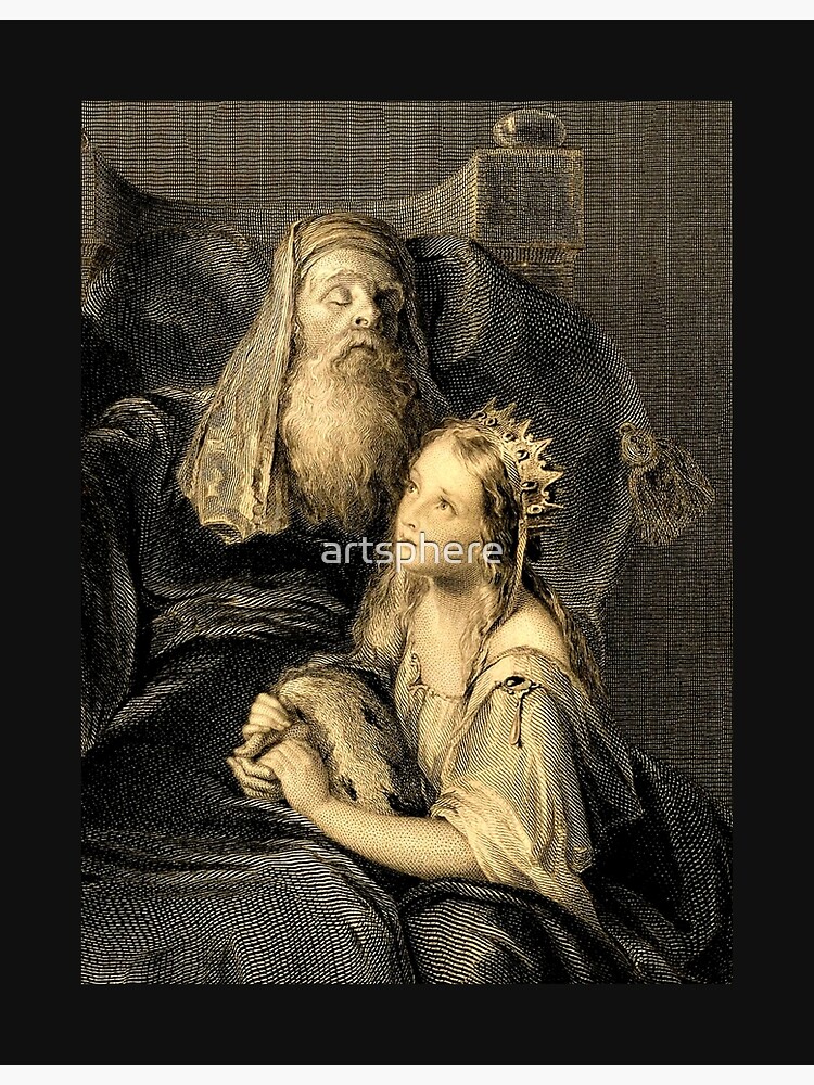 "Shakespeare, King Lear, Cordelia, 1845 Engraving" Poster for Sale by ...