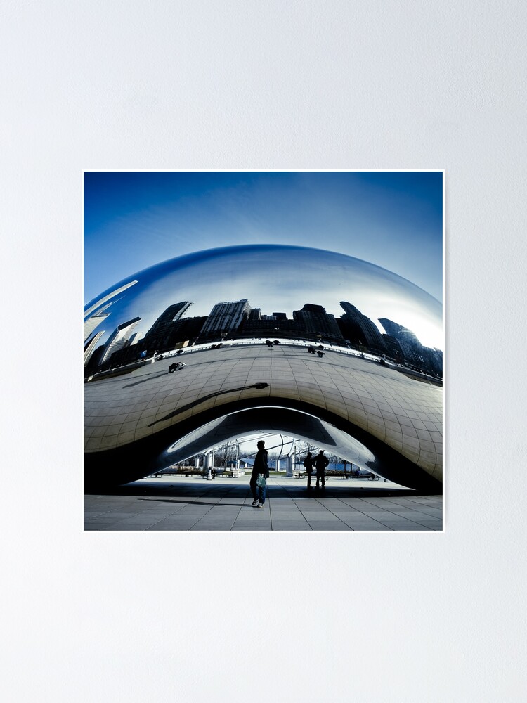 "Chicago - Cloud Gate" Poster by mpogorzelski | Redbubble