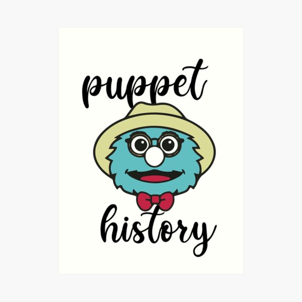"Puppet history, professor face, " Art Print by meriem20 | Redbubble