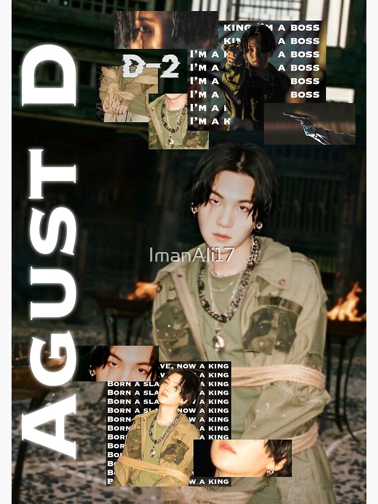 "Agust D " Poster by ImanAli17 | Redbubble