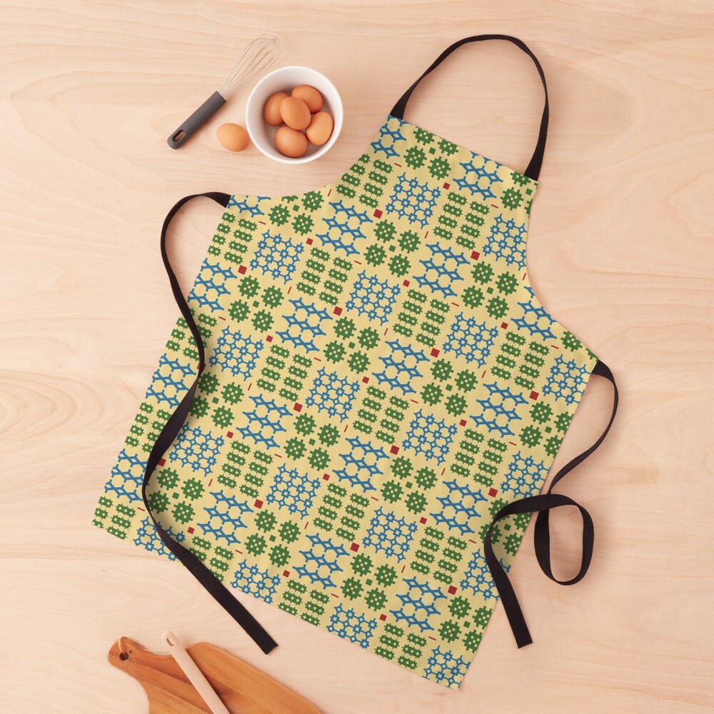 "Welsh Tapestry Pattern, Carthen Cymraeg, Cymreig (green and blue ...