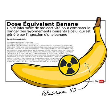 "Banana equivalent dose" Essential T-Shirt by LePointGenius | Redbubble