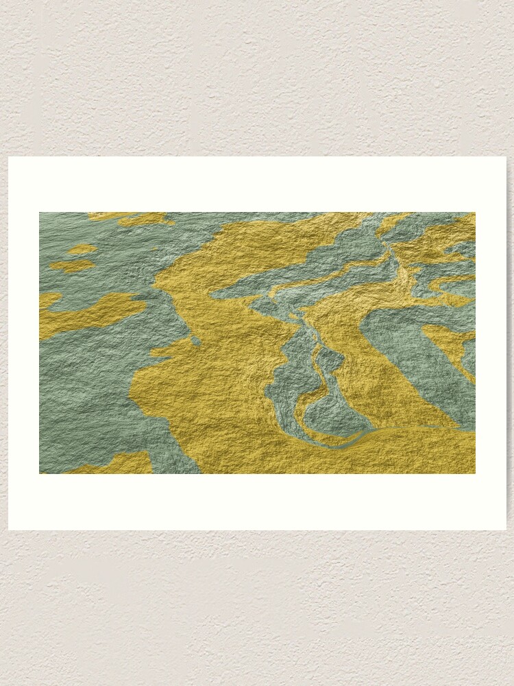 "Deformed layered sedimentary rock." Art Print by Kavicstyle | Redbubble