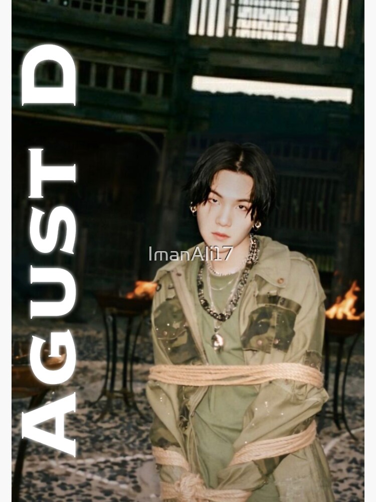 "Agust D " Sticker by ImanAli17 | Redbubble