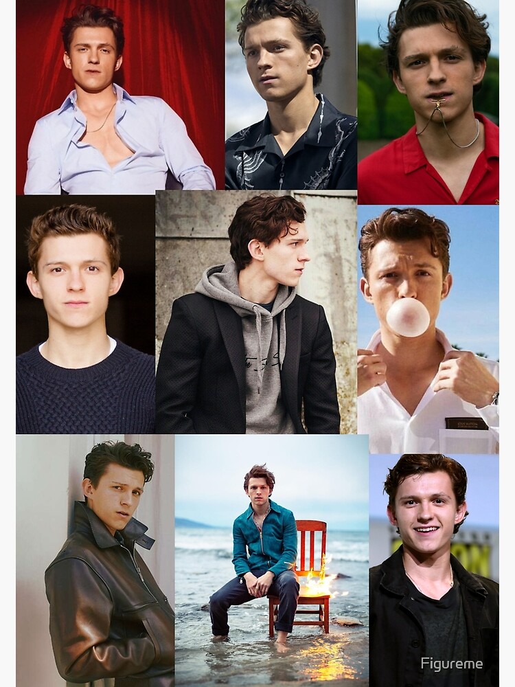 "Tom Holland collage" Poster for Sale by Figureme | Redbubble