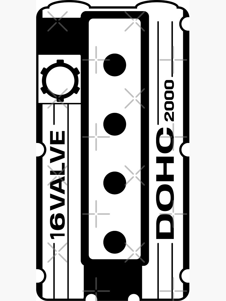 "4G63 Valve Cover" Poster by goldentuners | Redbubble