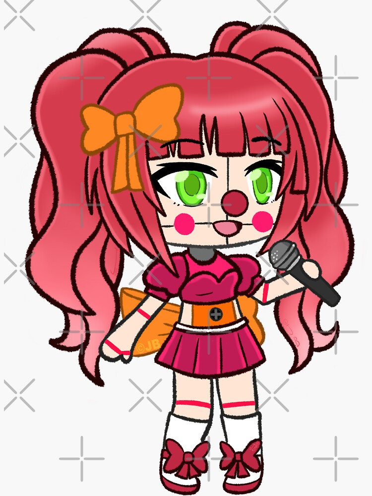 "Circus Baby Gacha" Sticker by FunnehGacha | Redbubble