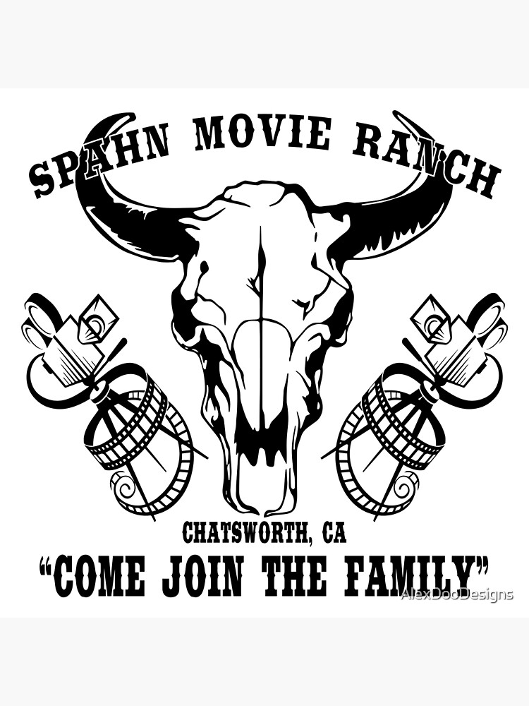 "Spahn Movie Ranch Logo" Poster by AlexDooDesigns | Redbubble