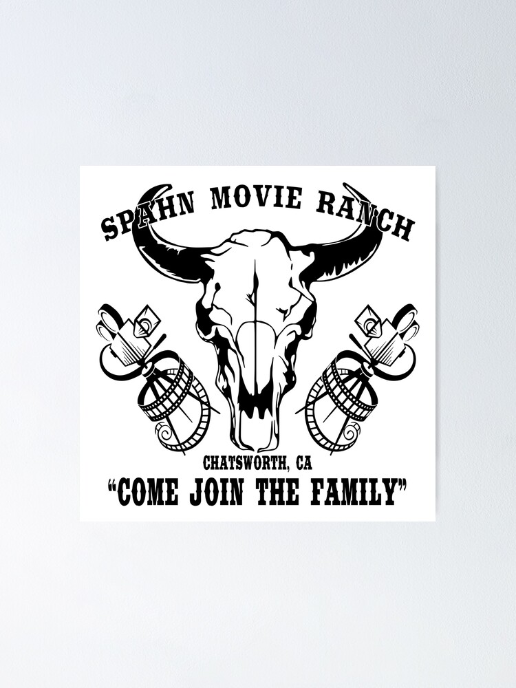 "Spahn Movie Ranch Logo" Poster by AlexDooDesigns | Redbubble