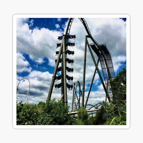 "Thorpe Park: Swarm" Sticker by IconicValhalla | Redbubble