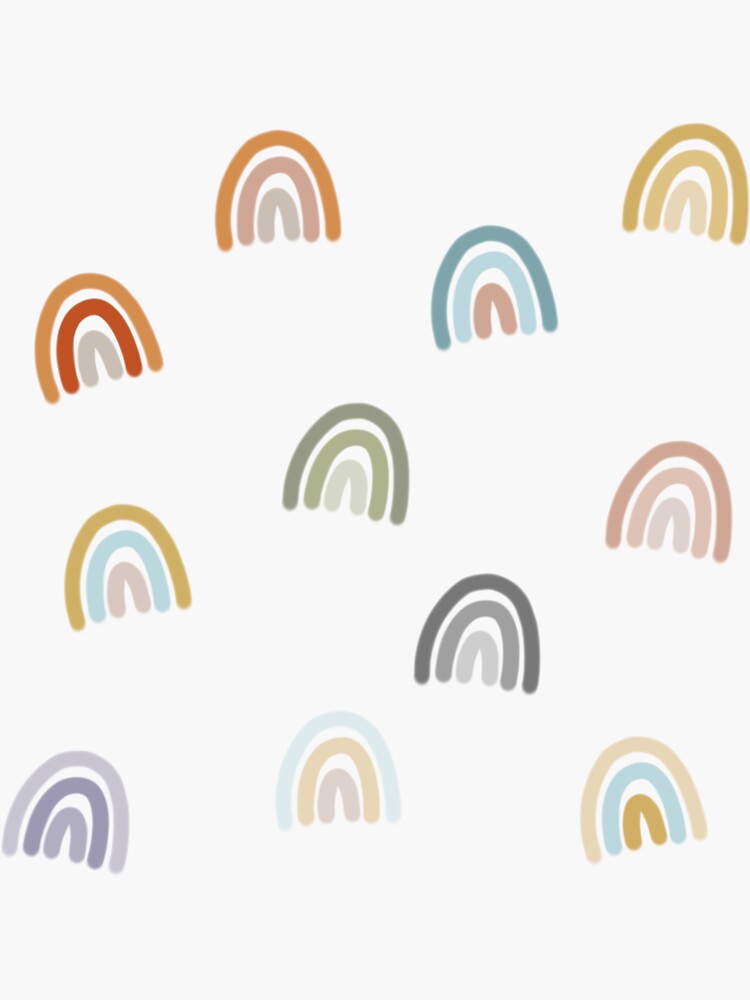 "Mini Rainbows Pack" Sticker for Sale by hsan1400 | Redbubble