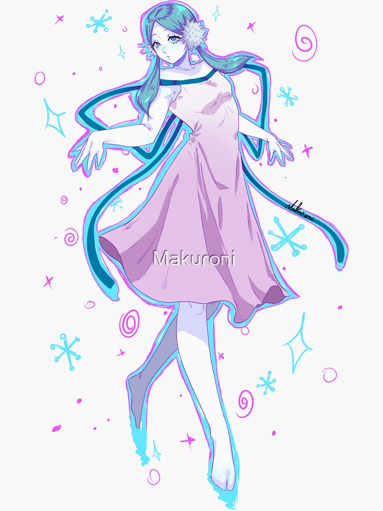 "Shion (Pop'n Music)" Sticker for Sale by Makuroni | Redbubble