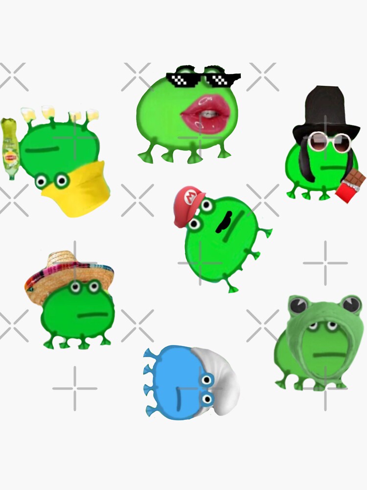 "Frog pack" Sticker for Sale by chickensoupshop | Redbubble