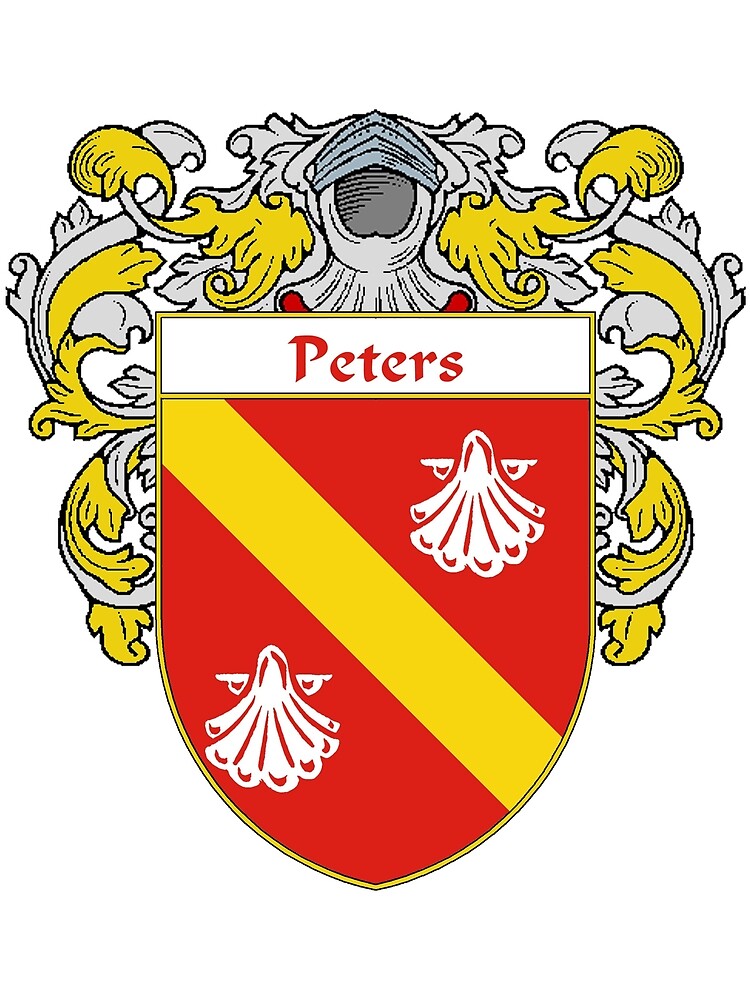 "Peters Coat of Arms / Peters Family Crest" by William Martin | Redbubble