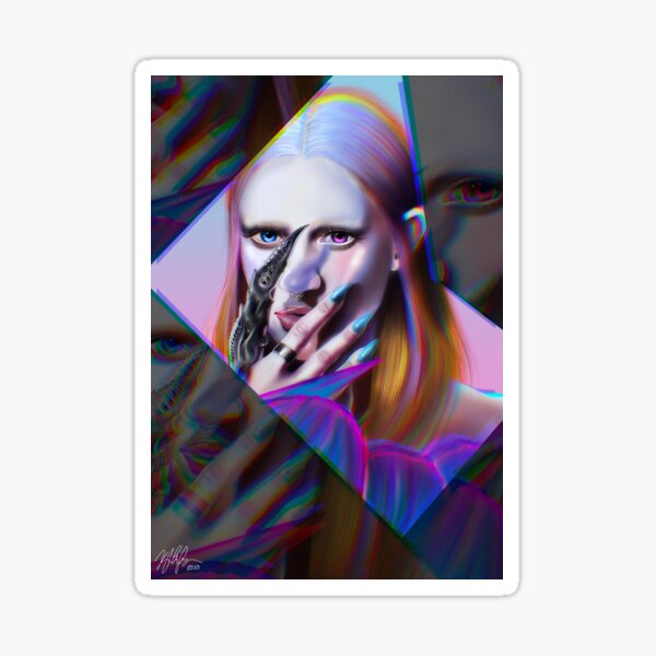 "GRIMES" Sticker for Sale by Line-Theory | Redbubble