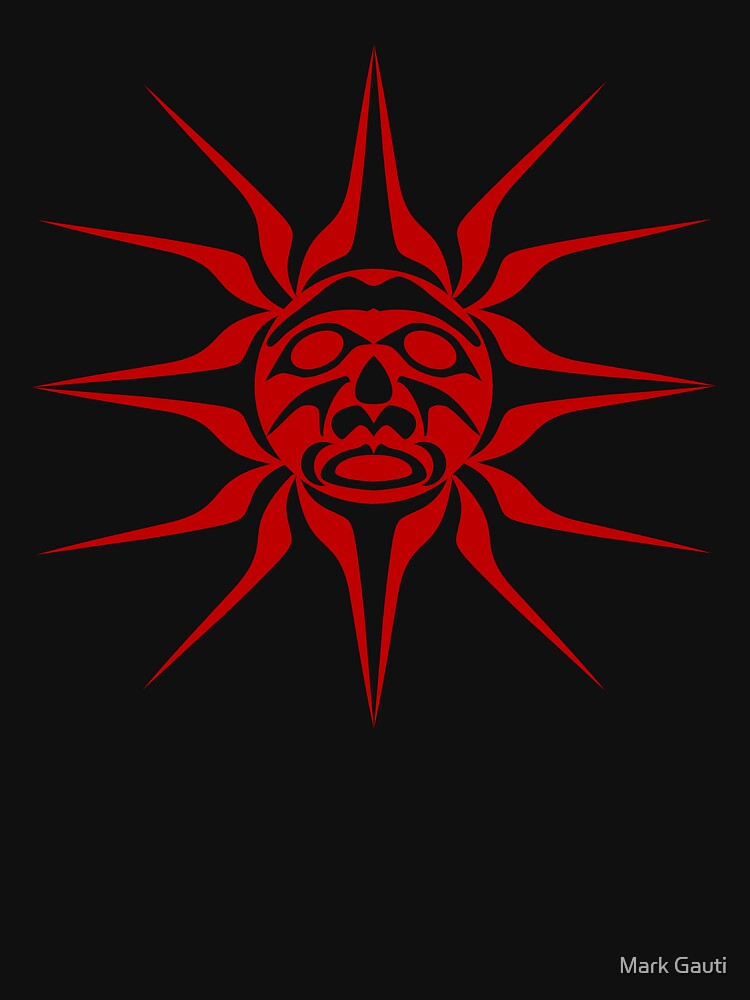 "Salish Sun" T-shirt for Sale by Ceciken | Redbubble | coast salish t ...