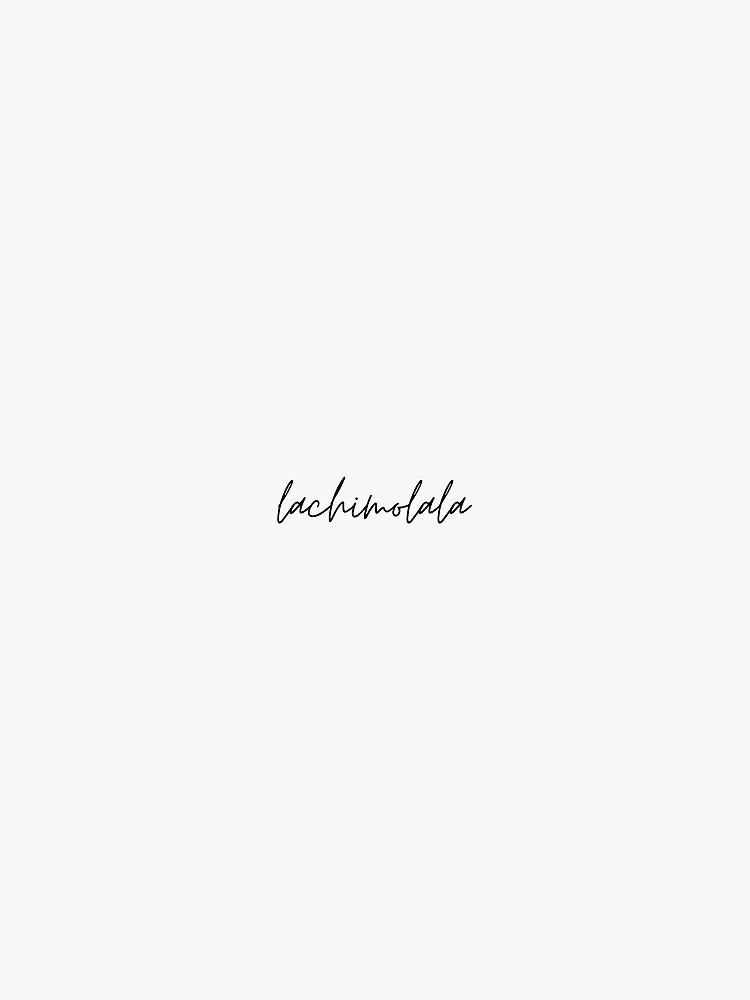 "lachimolala BTS sticker in Script" Sticker for Sale by WhispersInspire ...