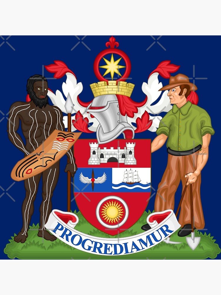 "Wappen von Darwin, Northern Territory" Poster von Shav | Redbubble