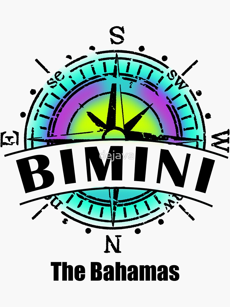 "Bimini, The Bahamas" Sticker by dejava | Redbubble