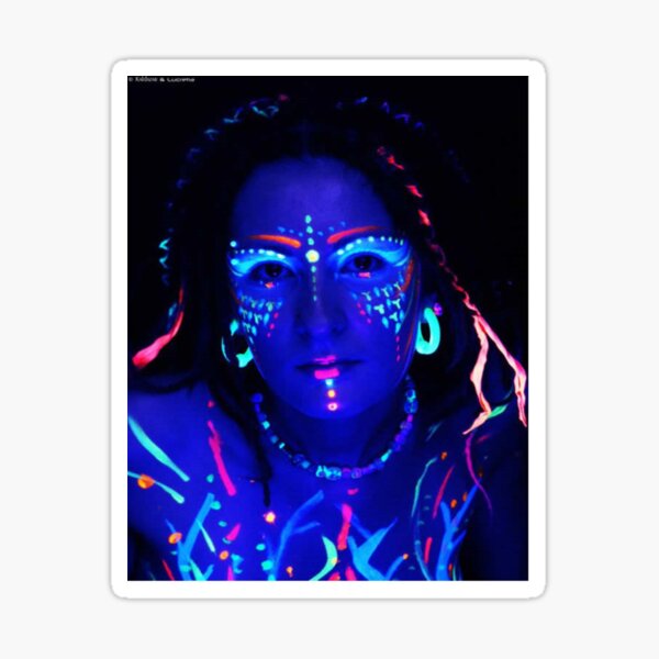 "illuminated face" Sticker for Sale by sidbrasil | Redbubble
