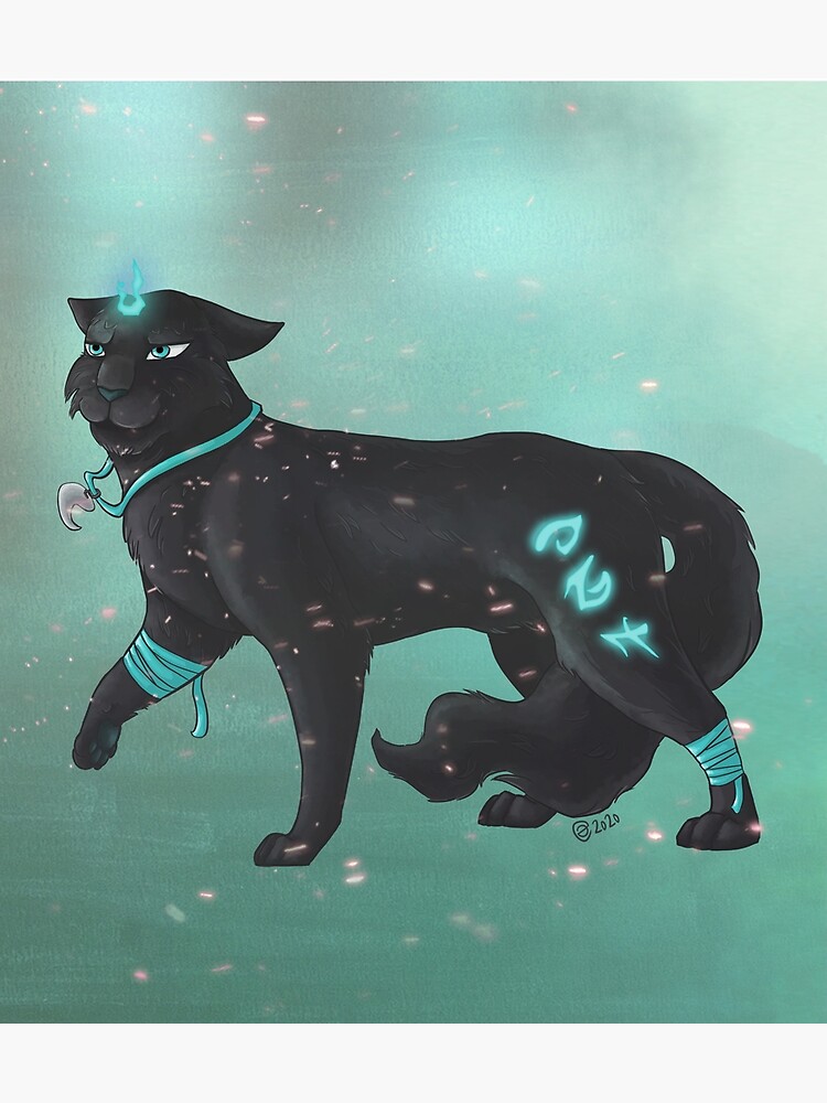 Lámina fotográfica «Gato asesino azul | Gato | Fantasía | Mágico | Gato ...