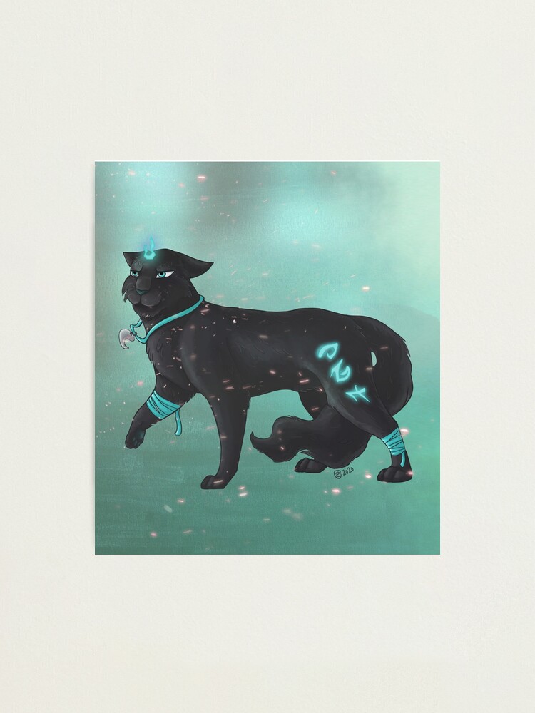 Lámina fotográfica «Gato asesino azul | Gato | Fantasía | Mágico | Gato ...