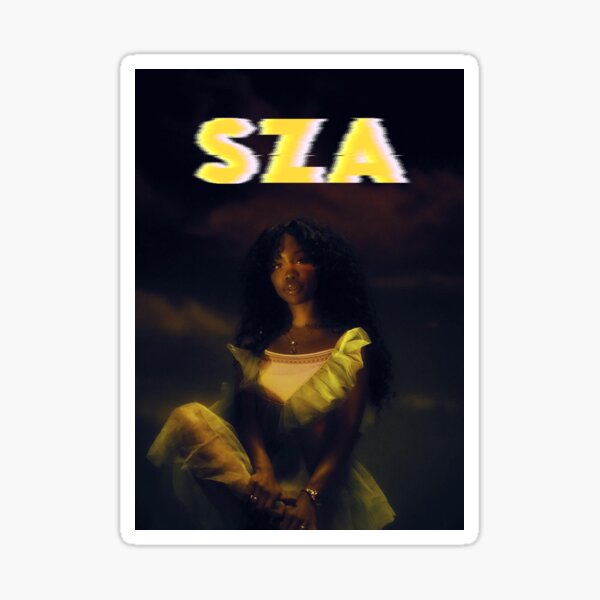 "SZA" Sticker for Sale by nellahh | Redbubble