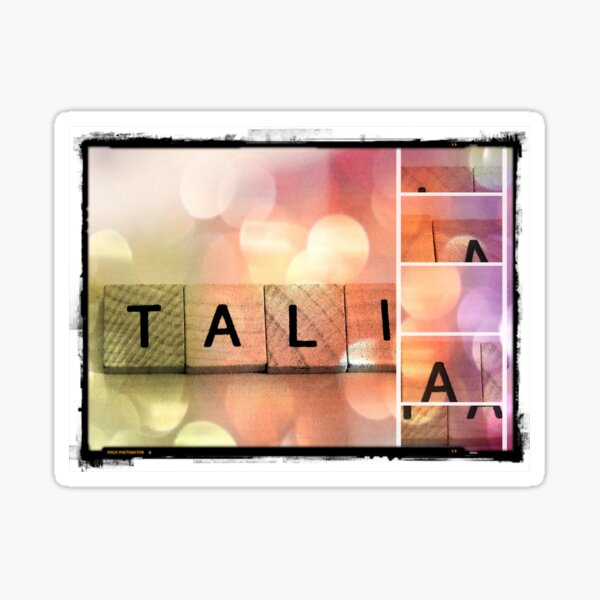 "Tali, Tali greeting card, Tali magnet, Tali sticker, Tali " Sticker ...