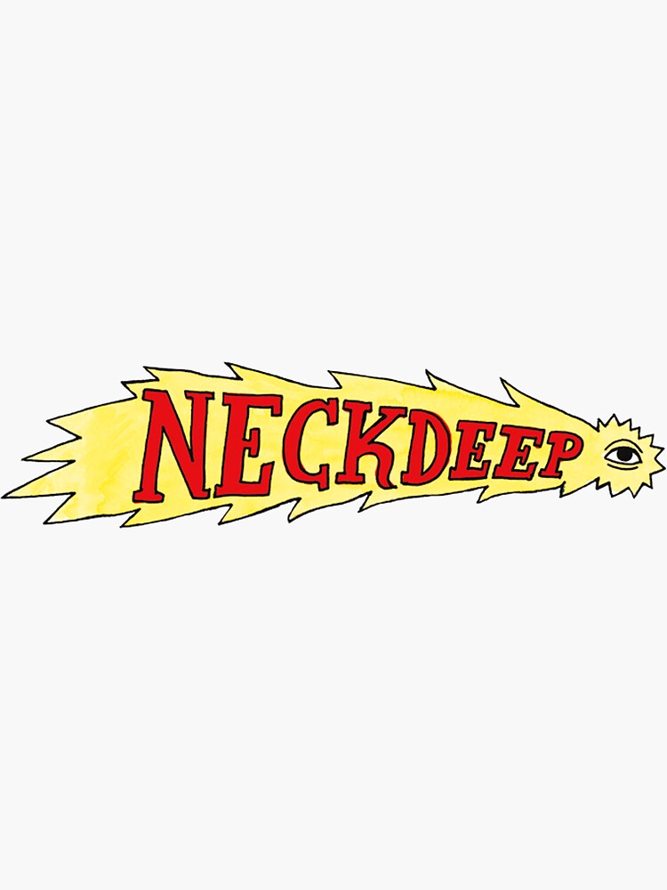 "Neck Deep Comet" Sticker for Sale by HarrisonReyn | Redbubble