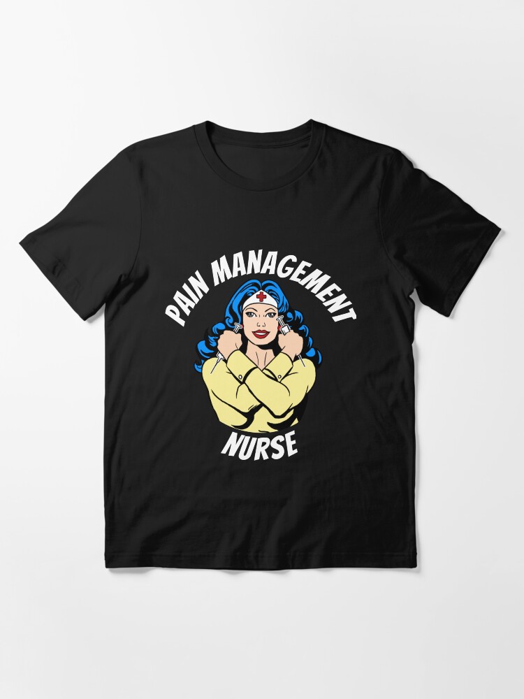 "Pain Management Nurse Superhero" T-shirt for Sale by TalesOfScience ...