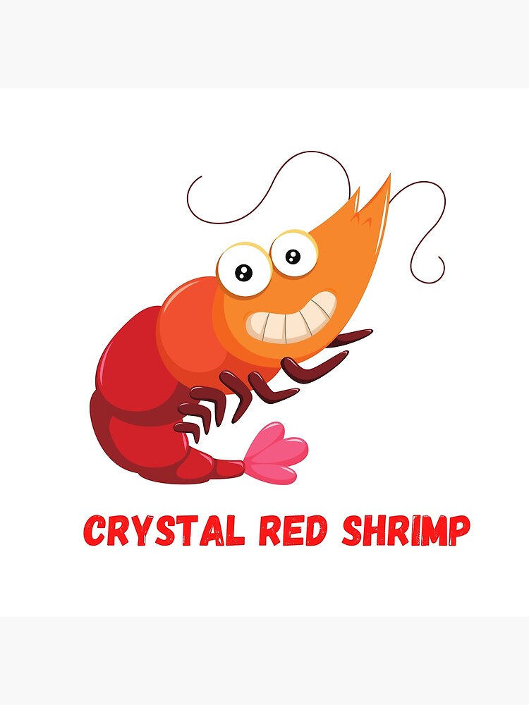 " crystal red shrimp" Poster for Sale by kmf1313 | Redbubble