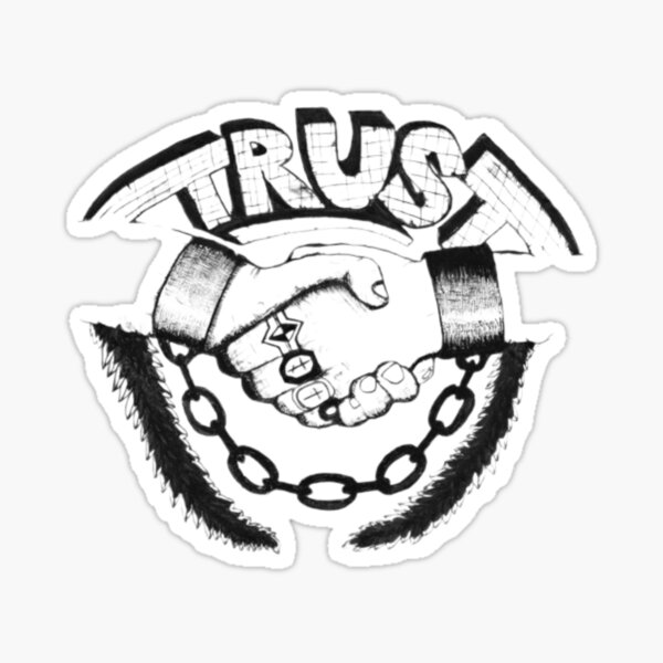 "Trust design" Sticker by luckyturtles | Redbubble