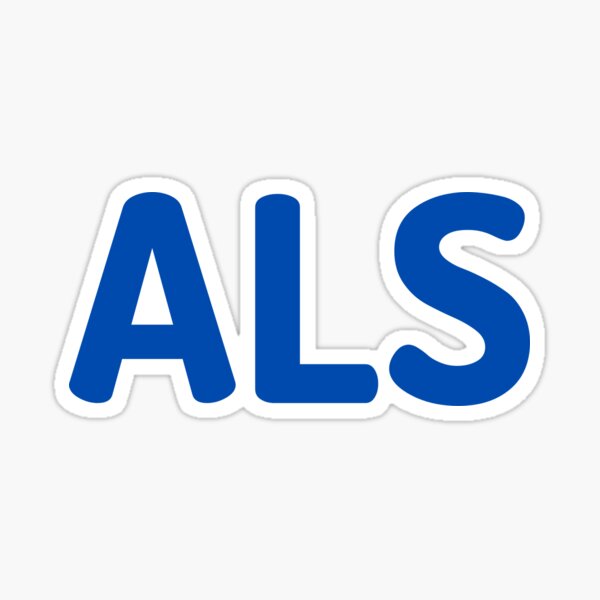 "ALS Awareness Month ALS Warrior" Sticker by SportyDogShop | Redbubble