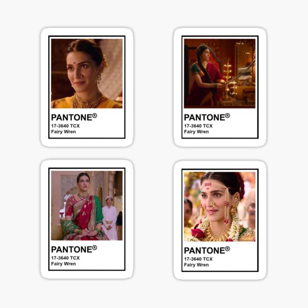 "Pantone Kriti Sanon (Panipat)" Sticker for Sale by BollywoodAI | Redbubble