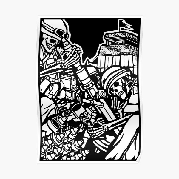 "Skeleton Crew" Poster by Ally-Artwork | Redbubble
