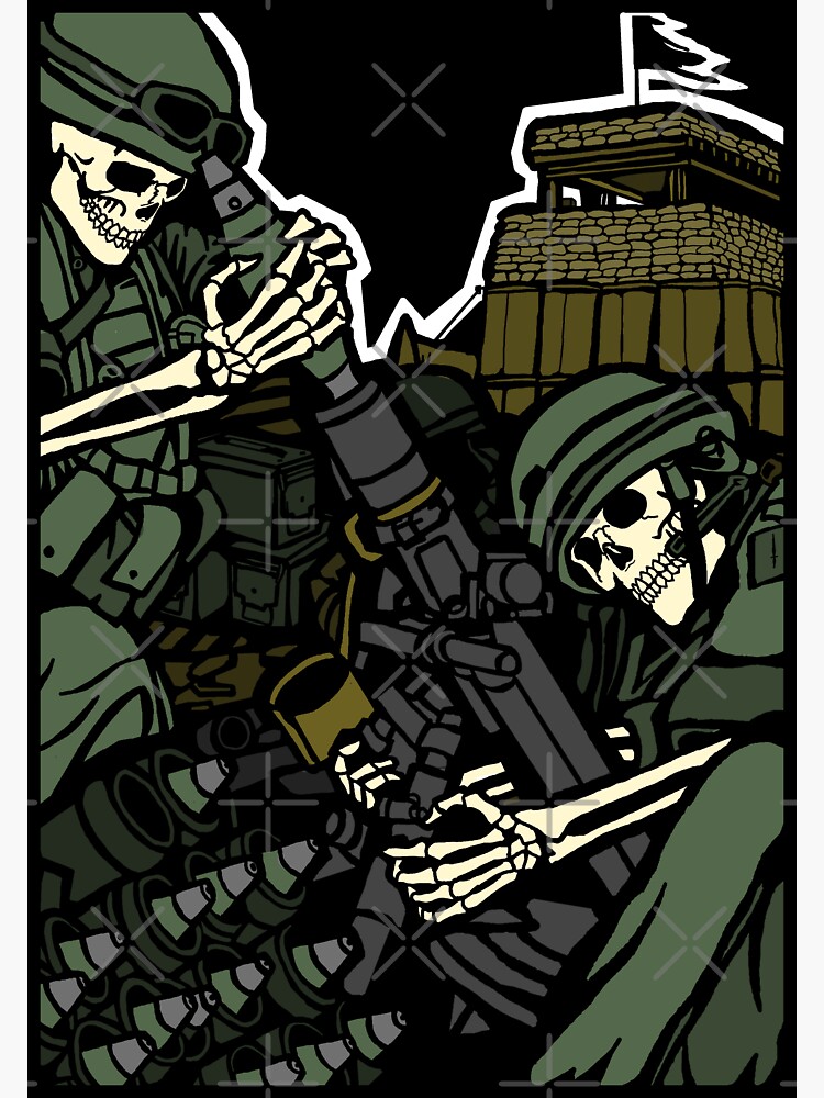 "Coloured Skeleton Crew" Sticker for Sale by Ally-Artwork | Redbubble